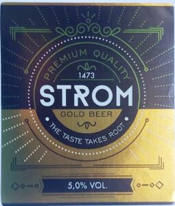 Drink Label: Strom Gold Beer (Pivovar Vyhne, SlovakiaCol:SK-BEER-008013