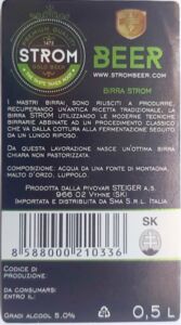 Drink Label: Strom Gold Beer (Pivovar Vyhne, SlovakiaCol:SK-BEER-008013