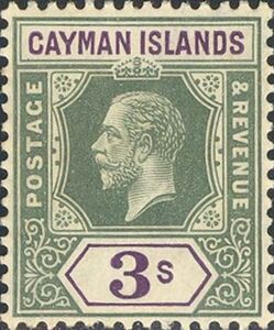 Stamp: King George V (Cayman Islands(King George V (1912-1920)) Mi:KY ...