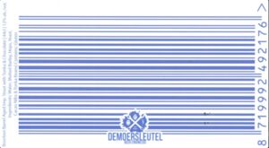 Drink Label: Barcode White-Blue (Brouwerij De Moersleutel ...