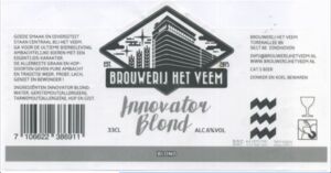 Drink Label: Innovator Blond (Bouwerij Het Veem, NetherlandsCol:NL-BEER ...