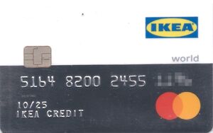 Bank Card: IKEA Credit (Ikano bank, RussiaCol:RU-MC-2945.01