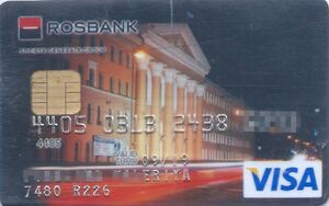 Bank Card: Rosbank Visa (Rosbank, RussiaCol:RU-VI-2528