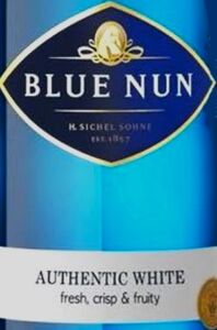 Drink Label: Blue Nun Authentic White (H. Sichel Söhne GmbH, Germany ...