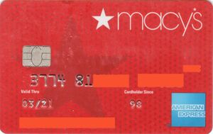 Tarjeta de Banco: Macys AMEX red card (Department Stores National Bank ...