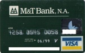 Bank Card: M&T Bank, N.A. (M&T Bank, United States of AmericaCol:US-VI-0970