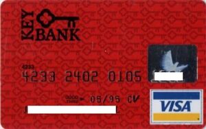 Bank Card: Key Bank (Key Bank, United States of AmericaCol:US-VI-0975