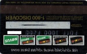 Bank Card: Discover Private Issue - Novus (Discover, United States of ...