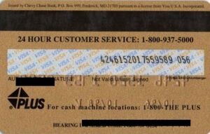 Bank Card: Chevy Chase Bank (Chevy Chase Bank FSB, United States of ...