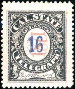 Stamp: Frank - dated 1871 (United States of America(California State ...