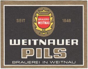 Drink Label: Weitnauer Pils (Brauerei Weitnau, Germany, Federal ...
