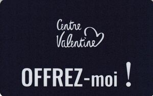 Carte cadeau: Valentine (Centres Commerciaux, France(Valentine) Col:FR ...