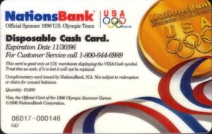 Tarjeta de Banco: Nations Bank (NationsBank, Estados Unidos de ...