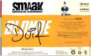 Drink Label: Blonde Duif - Blond Bier (Brouwerij Smaak, NetherlandsCol ...