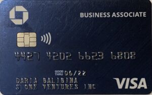 Bank Card: VISA Debit - JP Morgan Chase Bank - Business Associate ...