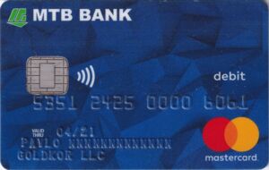 Bank Card: MasterCard Debit (MTB Bank, UkraineCol:UA-MC-0729.02