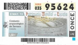 Lottery Ticket: Patrimonio Mundial en España. Conjunto Arqueológico de ...