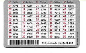 Cartões de bancos: Carta de seguranca (Banco Santander, BrasilCol:BR-GM ...