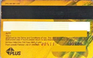 Bank Card: SCB Gold (Standard Chartered, PakistanCol:PK-VI-0036