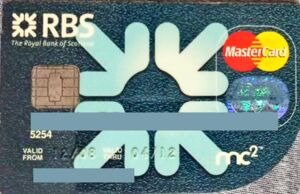 Bank Card: RBS Mastercard (RBS, PakistanCol:PK-MC-0012