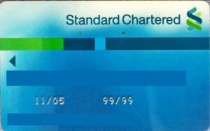 Bank Card: Scb Atm (Standard Chartered, PakistanCol:PK-GM-0011