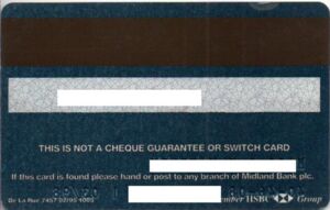Bank Card: Midland Savings Cards (Midland Bank, United Kingdom of Great ...