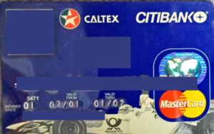 Bank Card: Citibank Mastercard (Citibank, PakistanCol:PK-MC-0015
