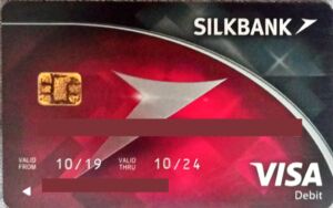 Bank Card: Silkbank Visa (Silkbank, PakistanCol:PK-VI-0040