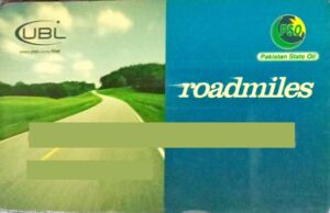 Bank Card: UBL Roadmiles (United Bank Limited (UBL), PakistanCol:PK-GM-0013