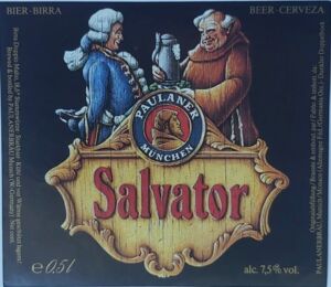 Drink Label: Paulaner Salvator (Paulaner Brauerei GmbH & Co, Germany ...