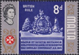 Stamp: British Rule (Malta(Definitives 1965-1977: History of Malta) Mi ...