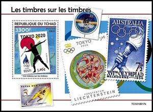 Stamp: Sport on Stamps (Chad(Stamps on Stamps (2021.1)) Col:TD 2021-481