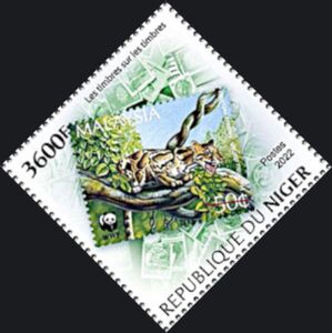 Stamp: Stamp on Stamp (Niger(Stamps on Stamps (2022)) Col:NE 2022.03.15-30a