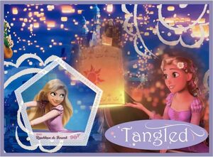 Stamp: Animation, Cartoons Tangled (Burundi: Illegal Stamps(Tangled ...