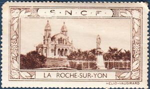 Stamp: SNCF - La-Roche-sur-Yon (France: Cinderella Stamps(SNCF Tourism ...