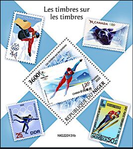 Stamp: Stamps on Stamps (Niger(Stamps on Stamps (2022)) Col:NE 2022.03. ...