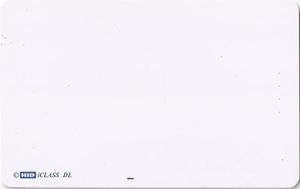 Hotel Card: © HID iCLASS DL (HID (Manufacturer), ManufacturersCol:MNF-00895
