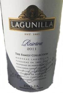 Drink Label: Lagunilla Reserva Rioja - Family Collection (Marqués de la ...