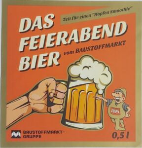 Drink Label: Das Feierabend Bier (Bergquell-Brauerei Löbau GmbH ...