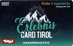 Geschenkkarte: Erlebnis Card Tirol (Erlebniscard, Österreich(Tirol) Col ...