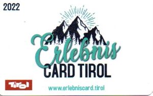 Gift Card: Erlebnis Card Tirol (Erlebniscard, Austria(Tirol) Col:AT ...