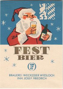 Drink Label: Weckesser Festbier (Brauerei Weckesser Wiesloch, Germany ...