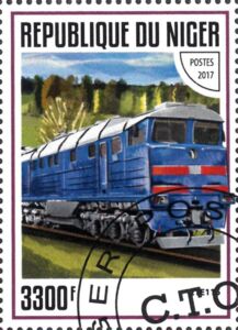 Stamp: Locomotive 2TE 116 (Niger(Russian Trains (2017)) Mi:NE 5181
