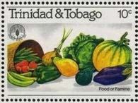 Stamp: 'Food For Famine' (Fruit and Vegetables) (Trinidad and Tobago ...