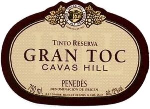 Drink Label: Cavas Hill Gran Toc Penedès DOC (Cavas Hill, S.A ...