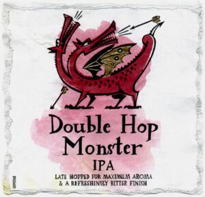 Drink Label: Double Hop Monster Ipa (Greene King, United Kingdom of ...