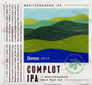 Drink Label: Complot Ipa (Damm S.A. (C.C. Damm S.L), SpainCol:ES-BEER ...