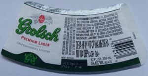 Drink Label: Grolsch Premium Lager (Grolsch Brouwerij, NetherlandsCol ...