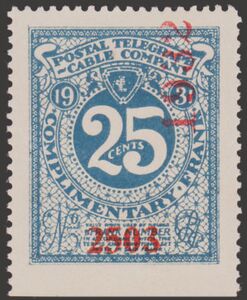 Stamp: Frank - dated 1932 (United States of America(Postal Telegraph ...