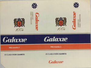 Cigarette Pack: Galaxie 100's (ParaguayCol:PY-CT-0272